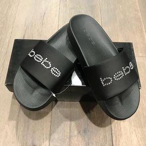 bebe | Shoes | Bebe Slides Sandal Womens | Poshmark